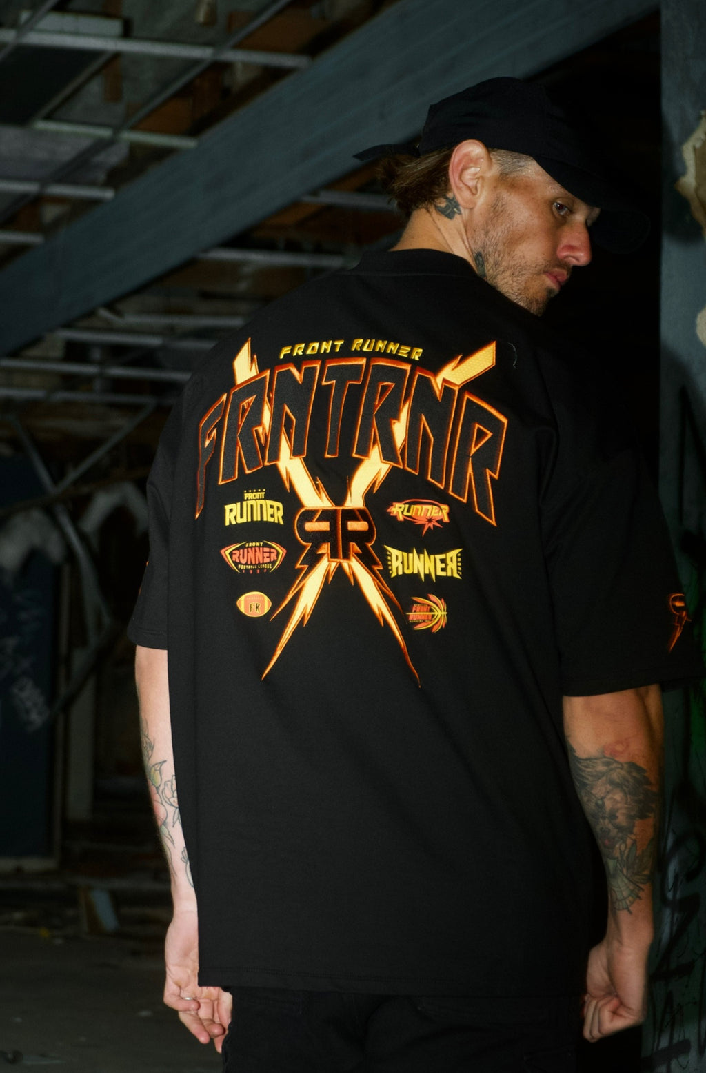 Bolt Tee - Black Fire – Front Runner