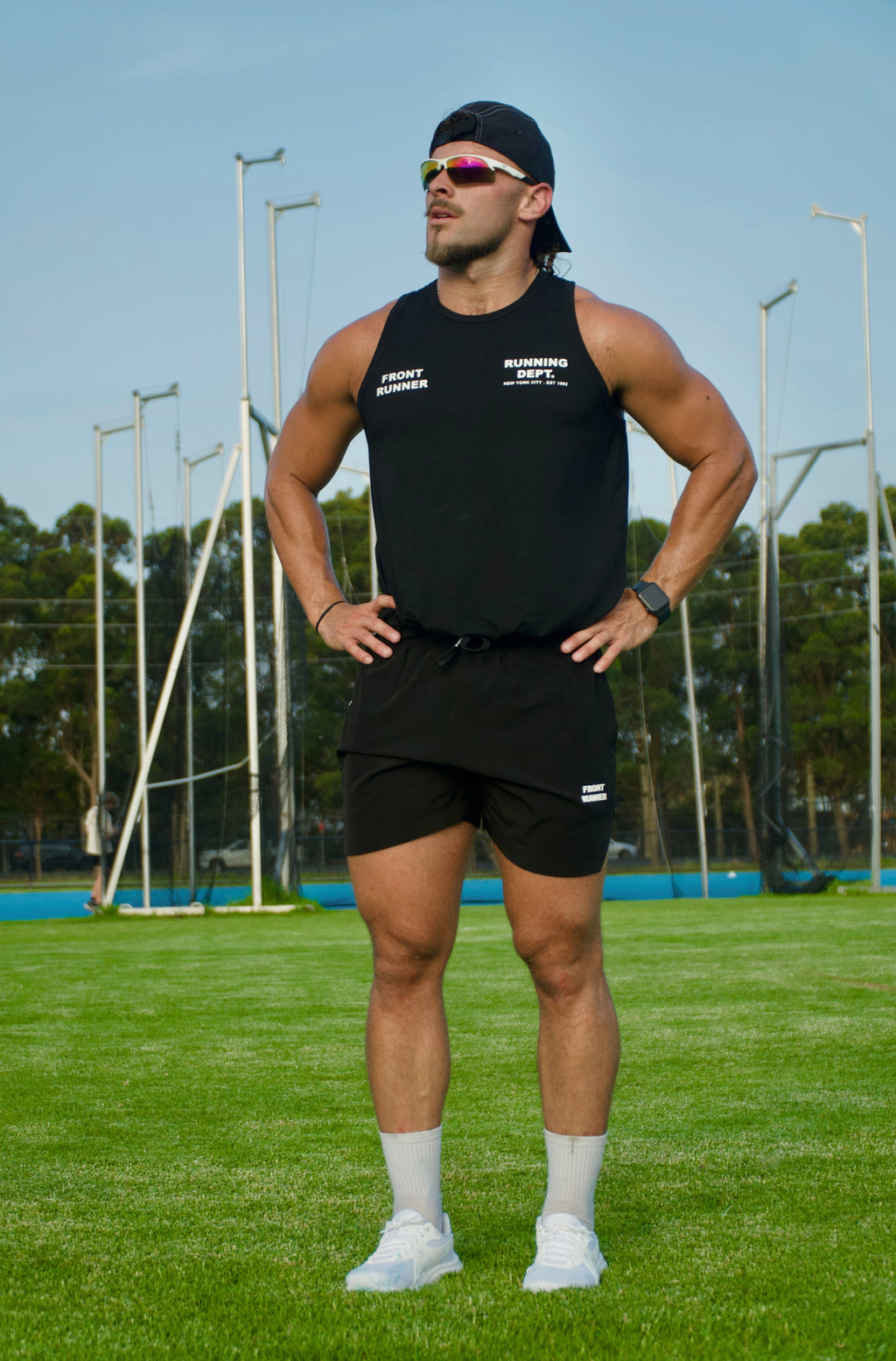 Running Dept Singlet - Black – Front Runner