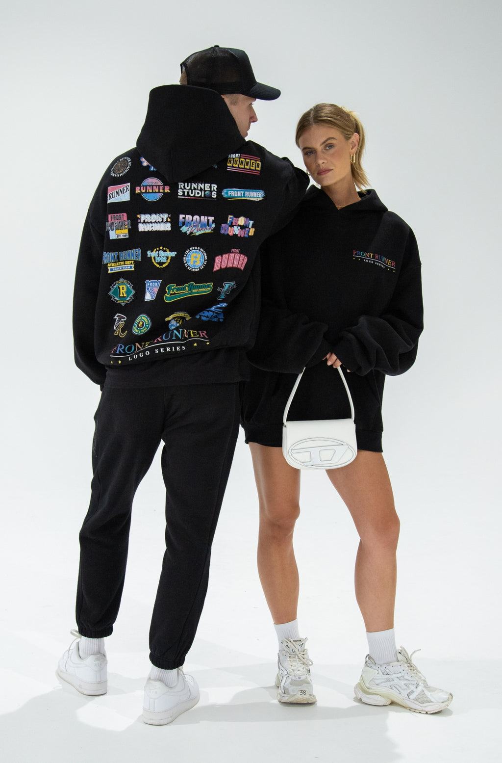 Logo Series Hoodie - Black – Front Runner