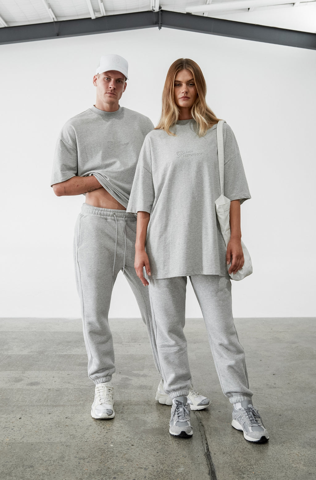 Staple Tee - Grey Marle – Front Runner